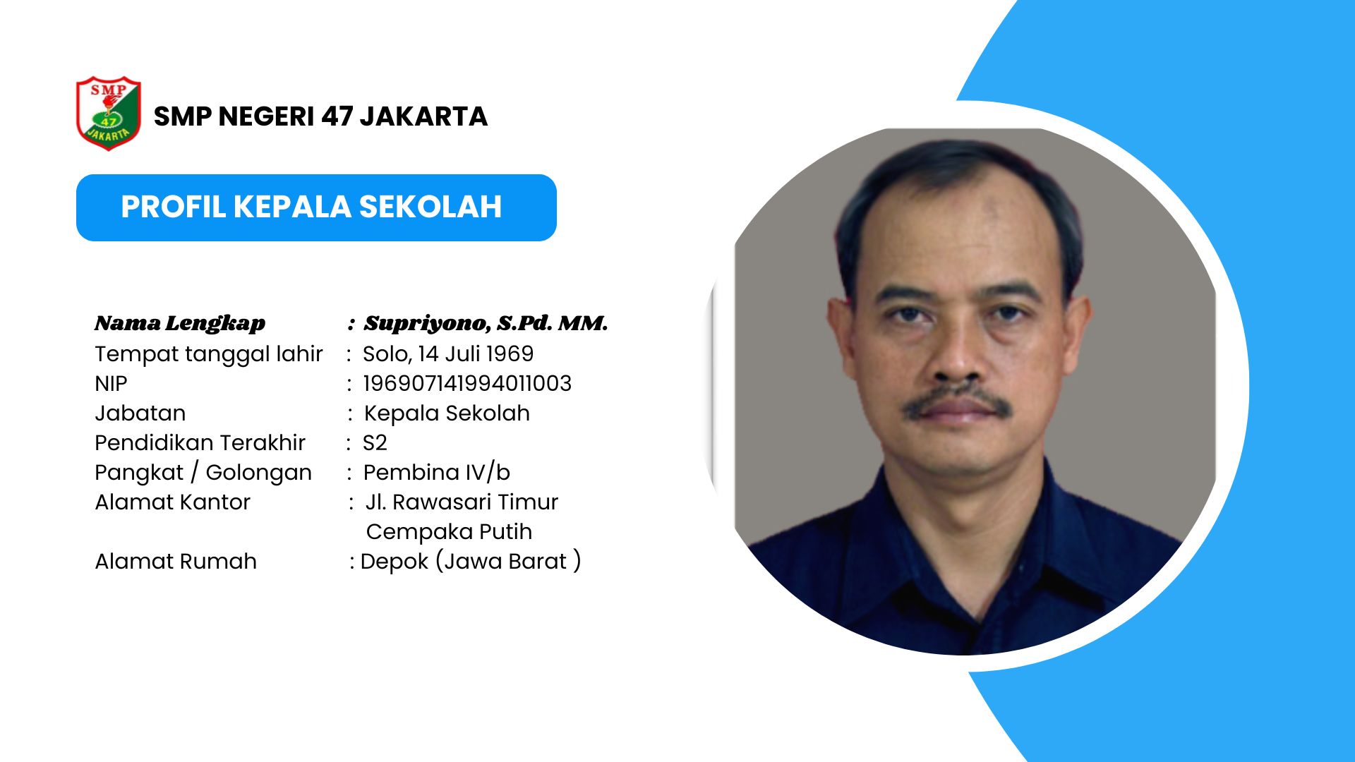 KEPALA SEKOLAH - SMPN 47 JAKARTA